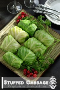 Cabbage Roll / Stuffed Cabbage with Turkey - elephants and the coconut ...