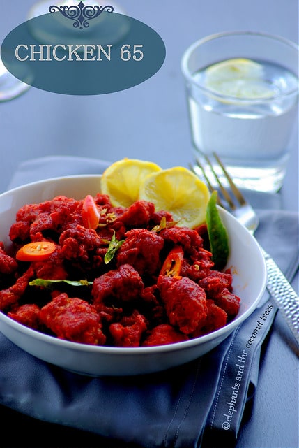 Chicken 65 / Spicy deep fried chicken - elephants and the coconut trees