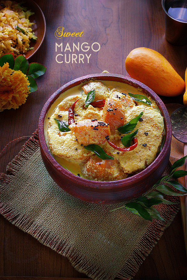 Sweet mango curry - elephants and the coconut trees